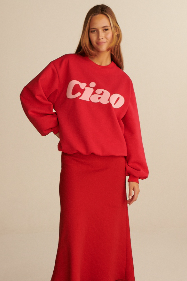 BLUZA CIAO RED – She Is Sunday
