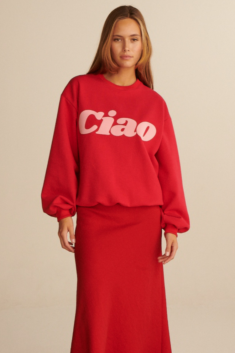BLUZA CIAO RED – She Is Sunday
