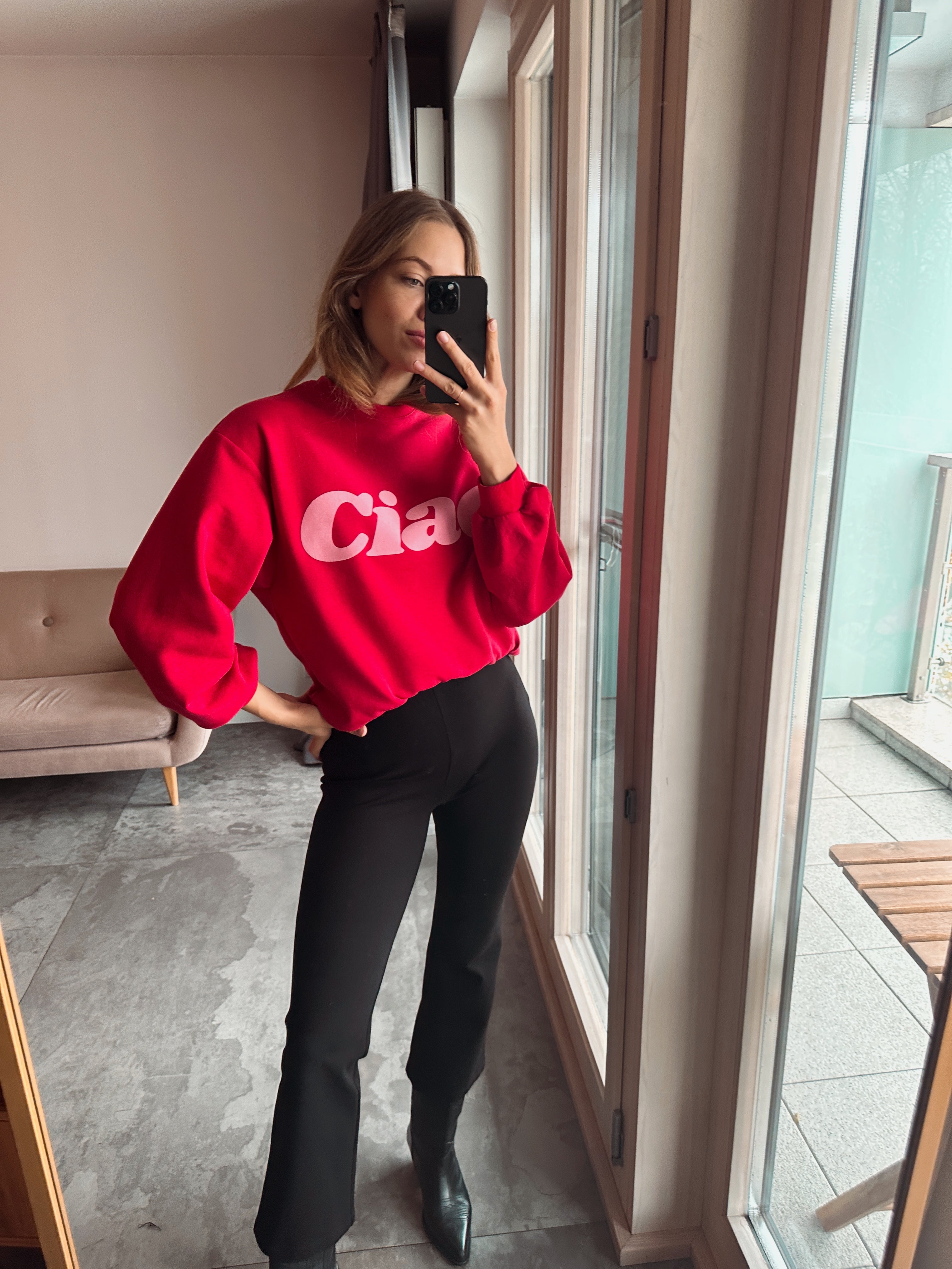 BLUZA CIAO RED – She Is Sunday