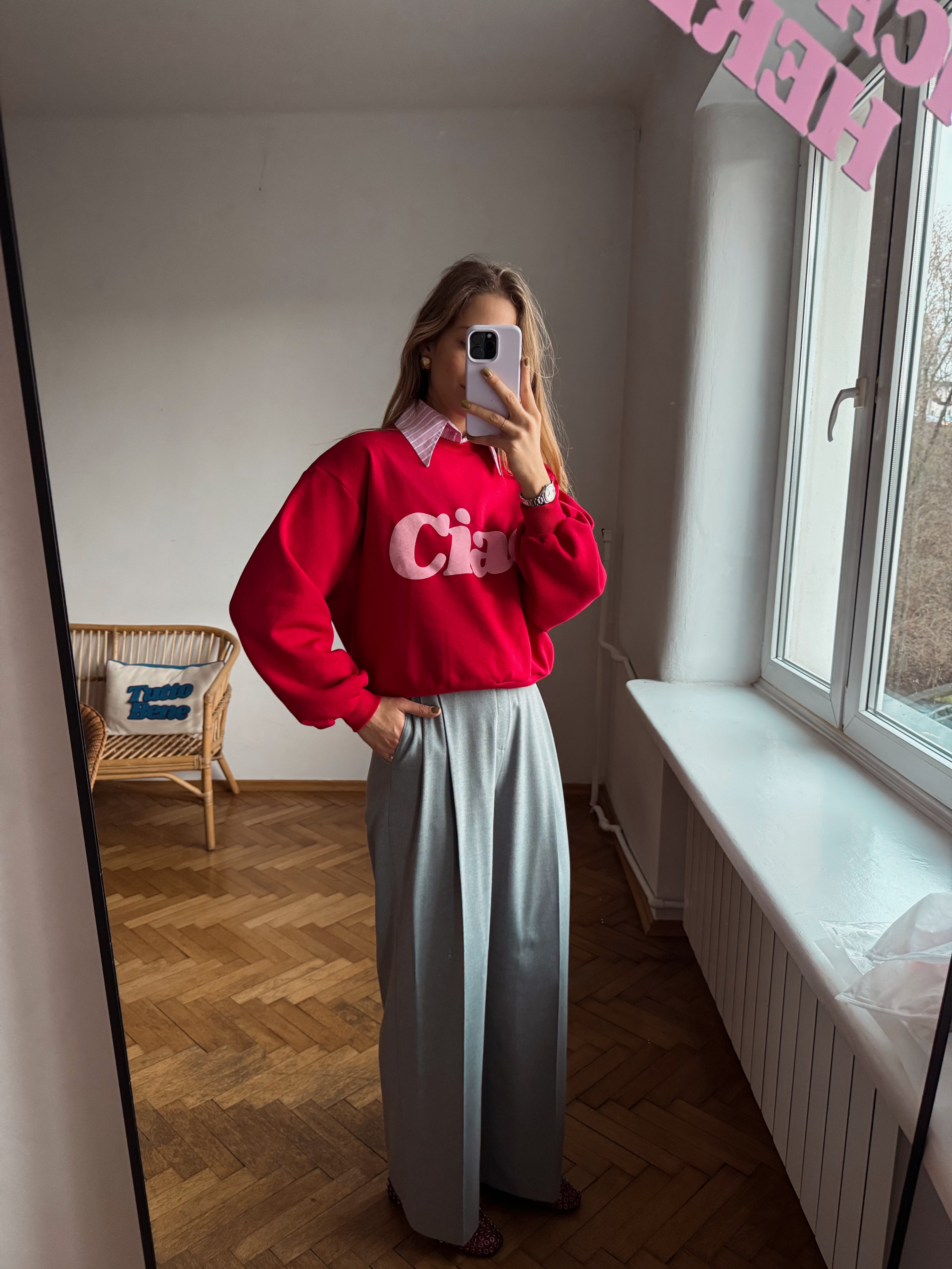 BLUZA CIAO RED – She Is Sunday